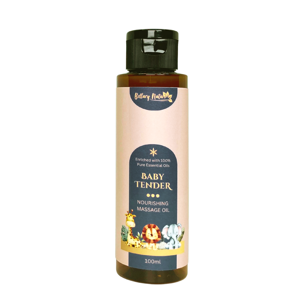 Baby Tender Nourishing Massage Oil 100ml - Bellary Nature