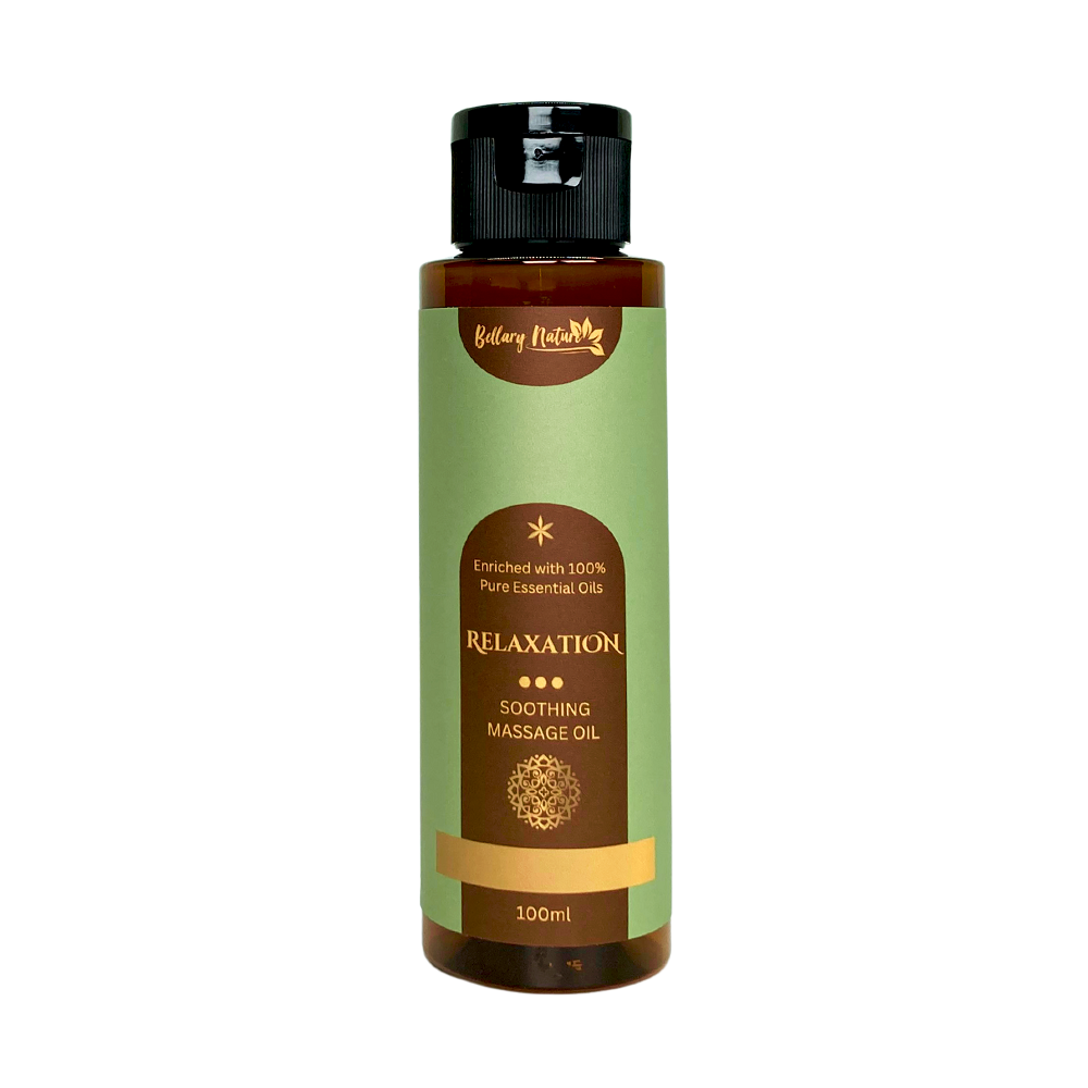 Relaxation Soothing Massage Oil 100ml - Bellary Nature